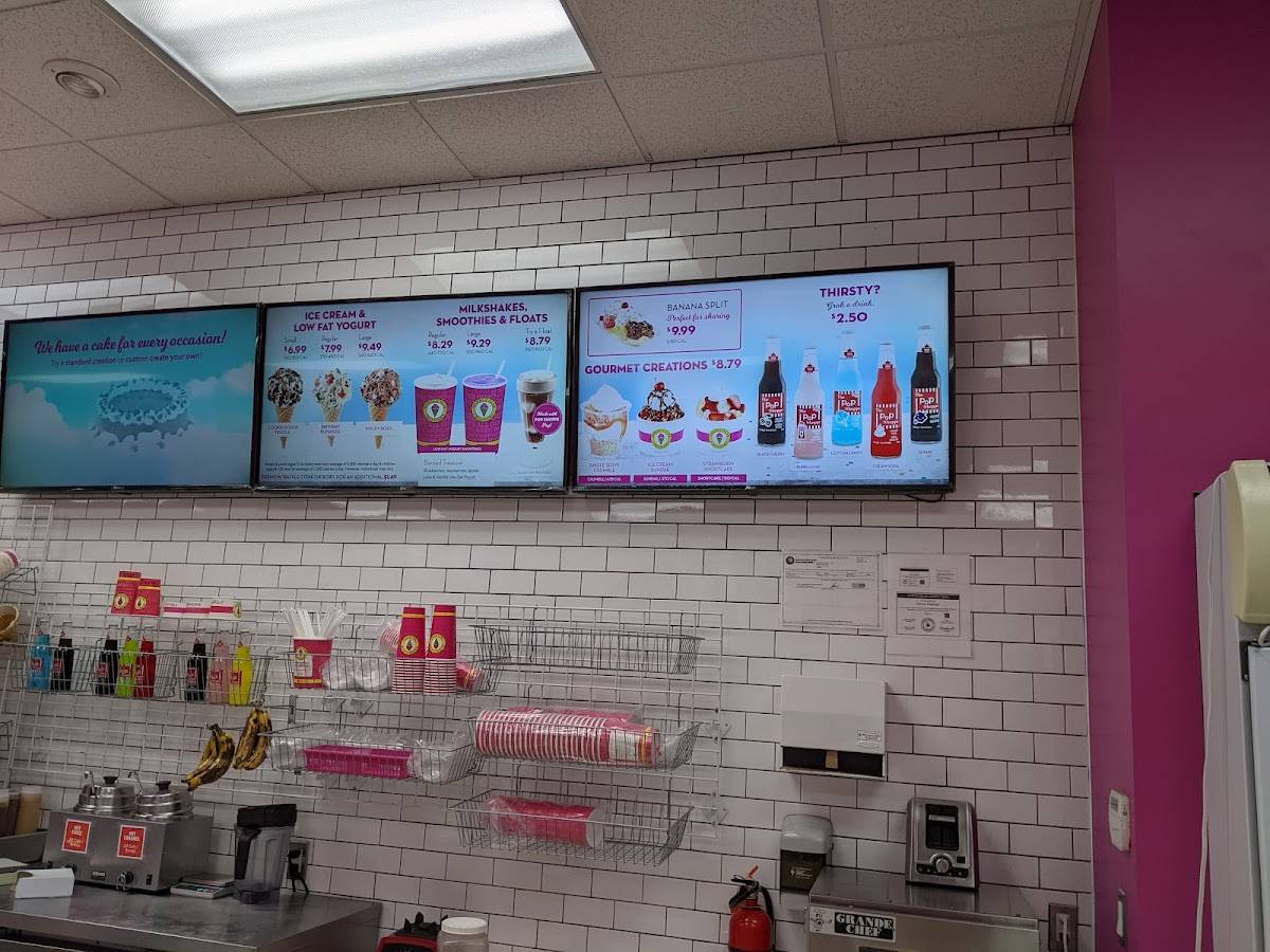 Menu at Marble Slab Creamery -- KITCHENER -- Williamsburg Town Center ...