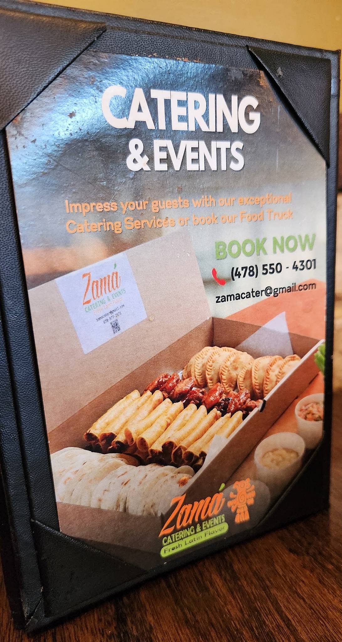 Menu at Zama Mexican Cuisine & Margarita Bar, Marietta
