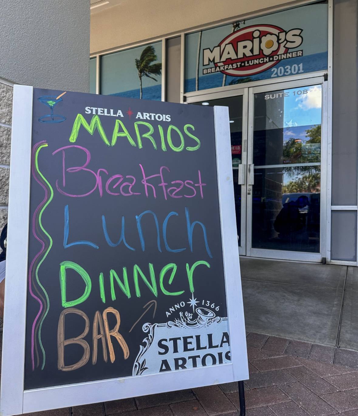 Menu at Mario's Of Estero pub & bar, Estero