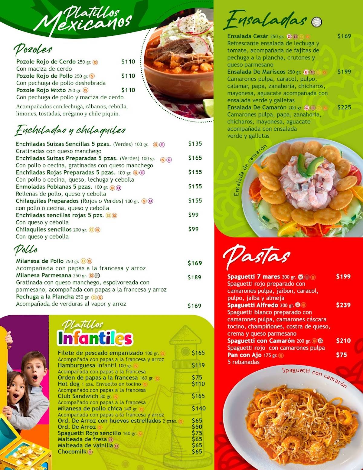 Carta del restaurante Mariscos Boca Del Río, Xalapa Enríquez, Tepic 47