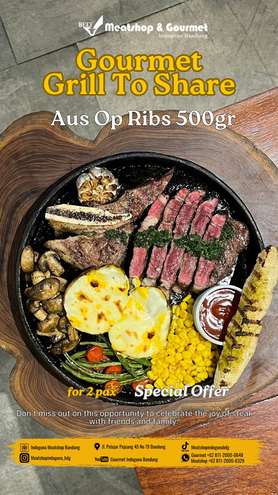 Menu at Meat shop & Gourmet Indoguna Bandung restaurant, Bandung