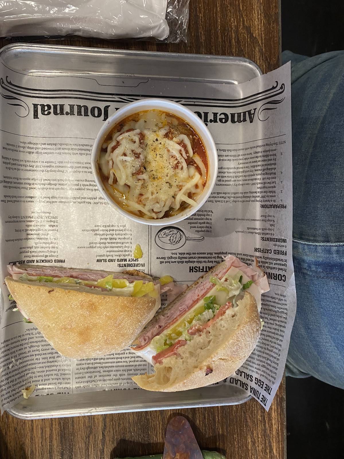 Menu at Meatball's Sandwich Co. restaurant, Bettendorf