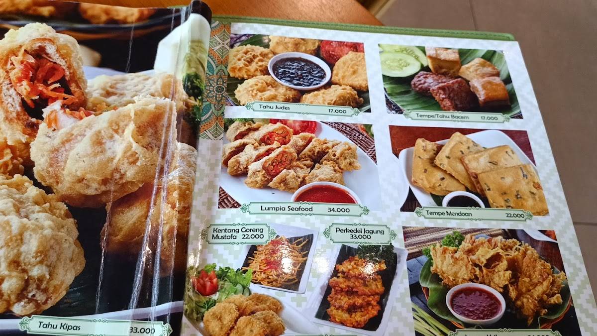 Menu at Koki Sunda restaurant, Medan, Jl. Hasanuddin No.1