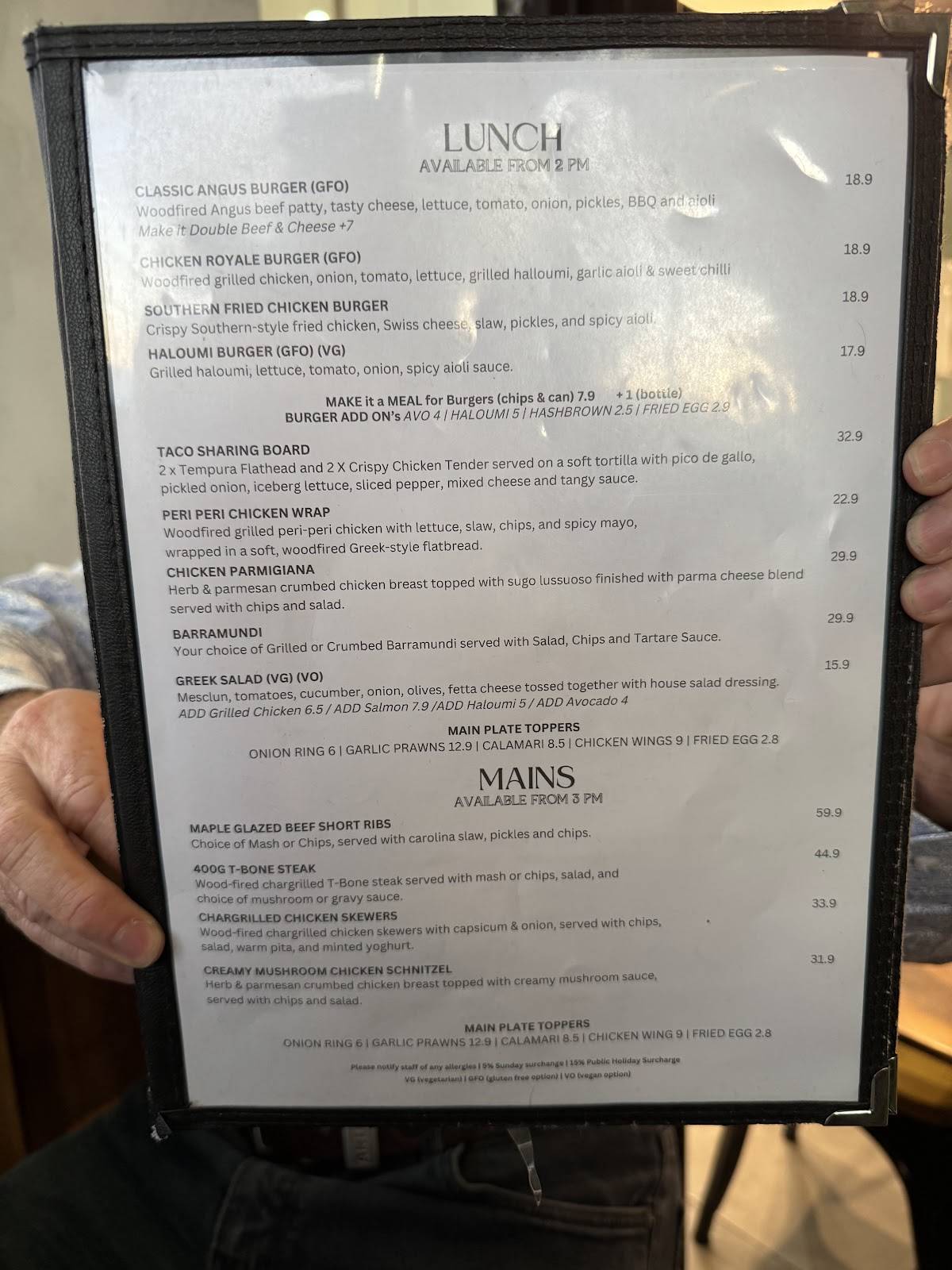 Menu at Mi Casa Café cafe, Underwood