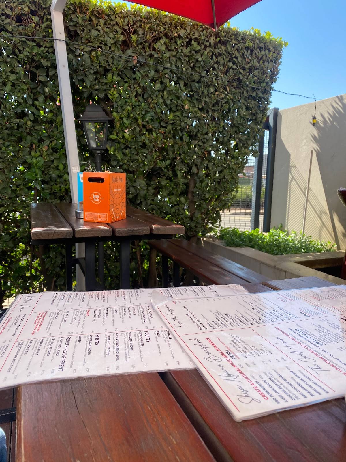 Menu at Ginellis Restaurant, Middelburg, Shop no. 3