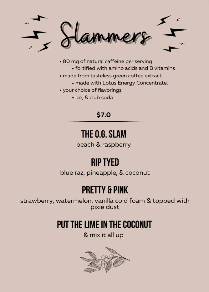 Menu at Poppy's Coffee Co., Middleburg