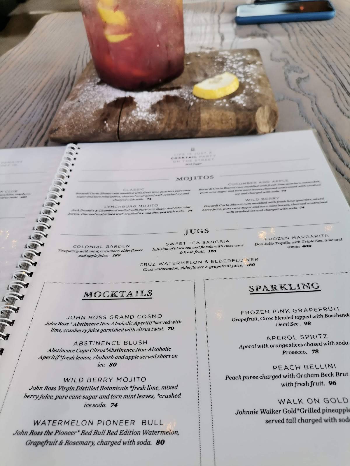 Menu at Life Grand Cafe Waterfall, Midrand, Waterfall Corner