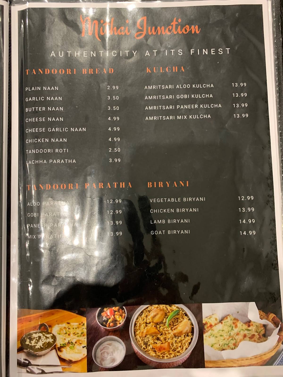 Menu at Tasty Tadka - Indian Restaurant and Sweets, Party Catering, Minto