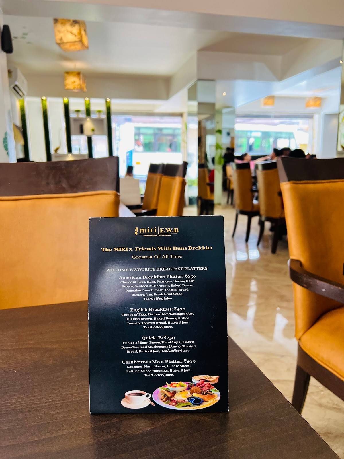 Menu at Miri Global Fusion Dining Miramar, Panjim, Panaji