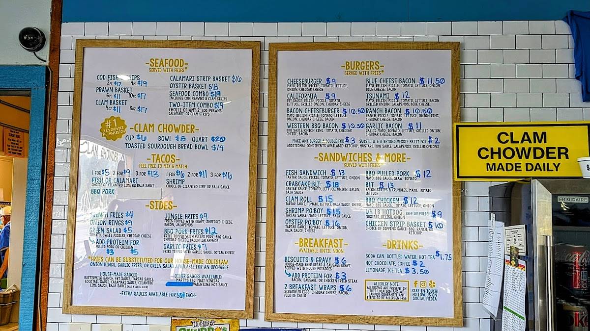 Menu at Monkey Business Food Express To Go restaurant, Barview