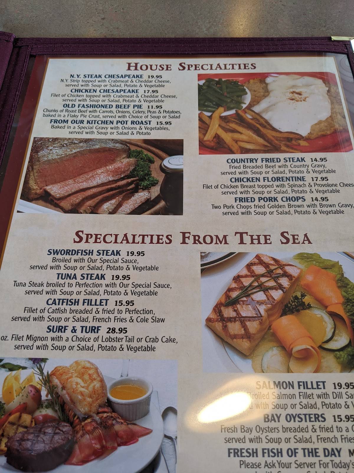 Menu at Mountain View Diner restaurant, Charles Town