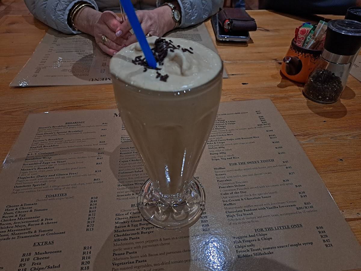 Carta de Mozart's Restaurant & Deli - Bredasdorp, Bredasdorp