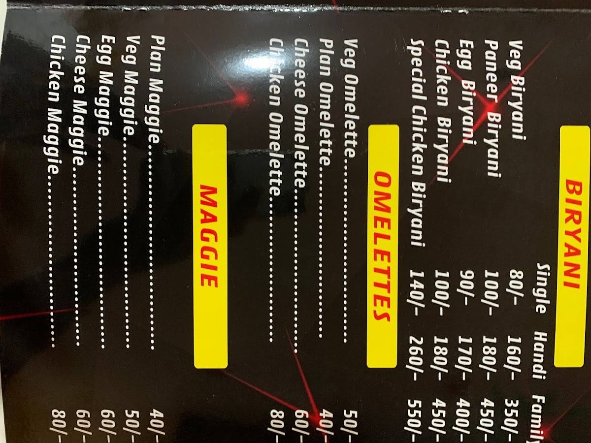 Menu at Mr CHEF Restaurant, Kanjany