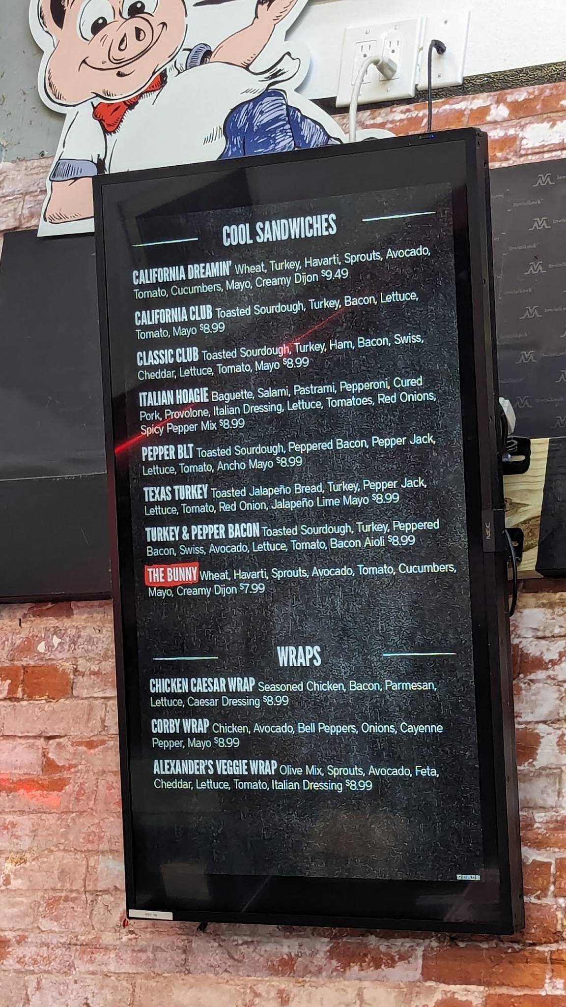 Menu at Mr. G's Deli desserts, Plano