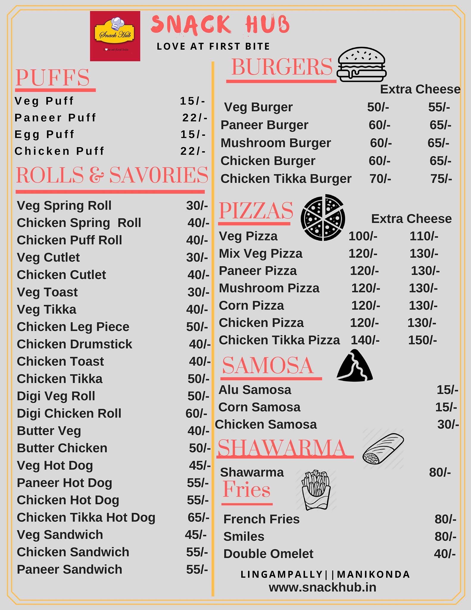 Menu at Ms Juice & Shawarma Hub, Hyderabad