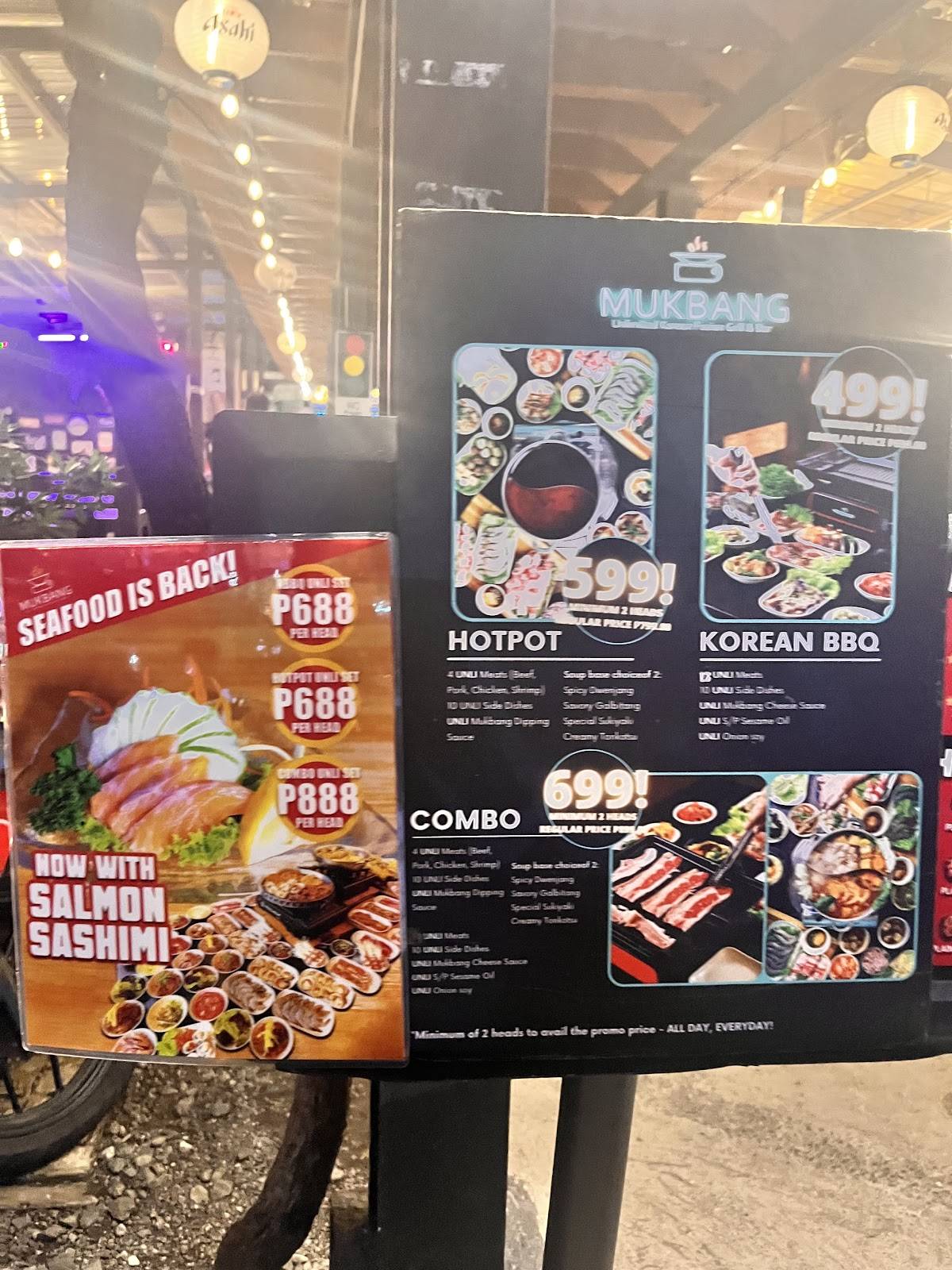 Menu at Mukbang Korean Fusion Grill & Bar, Quezon City