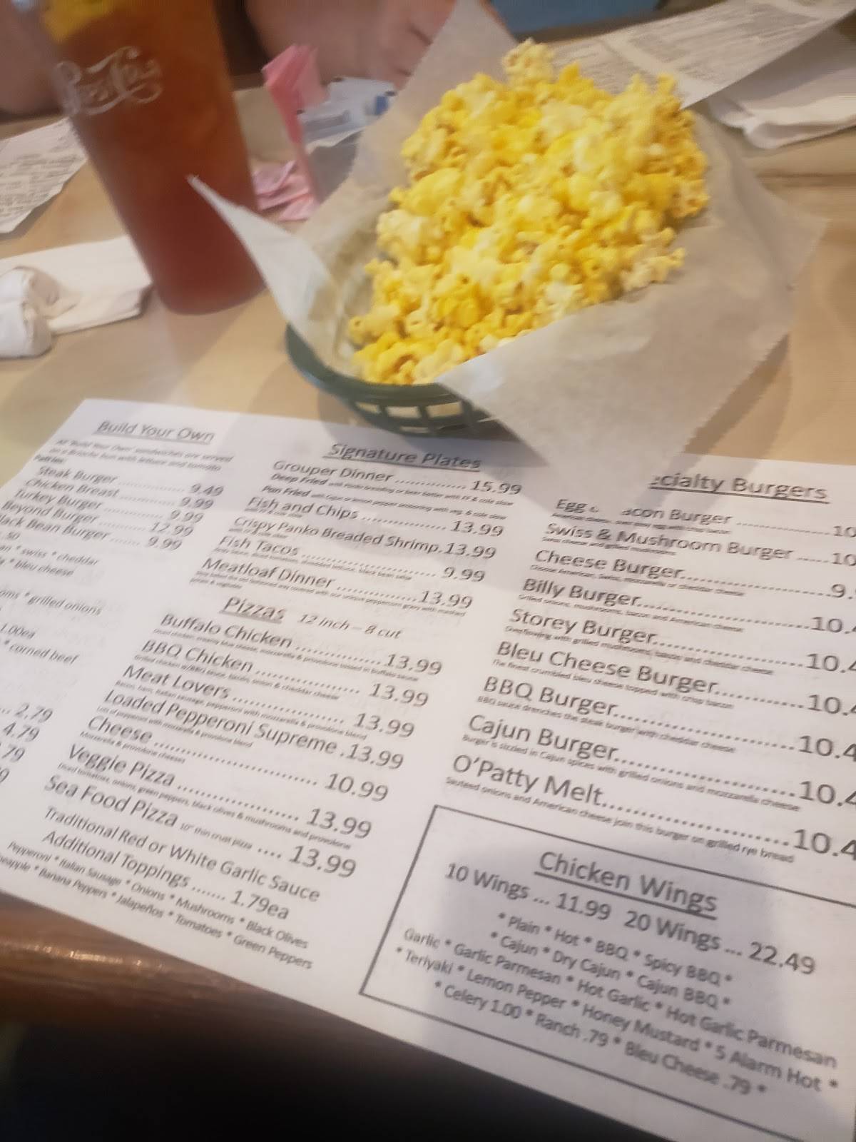 Menu at Muldoon's Saloon & Eatery pub & bar, Cleveland