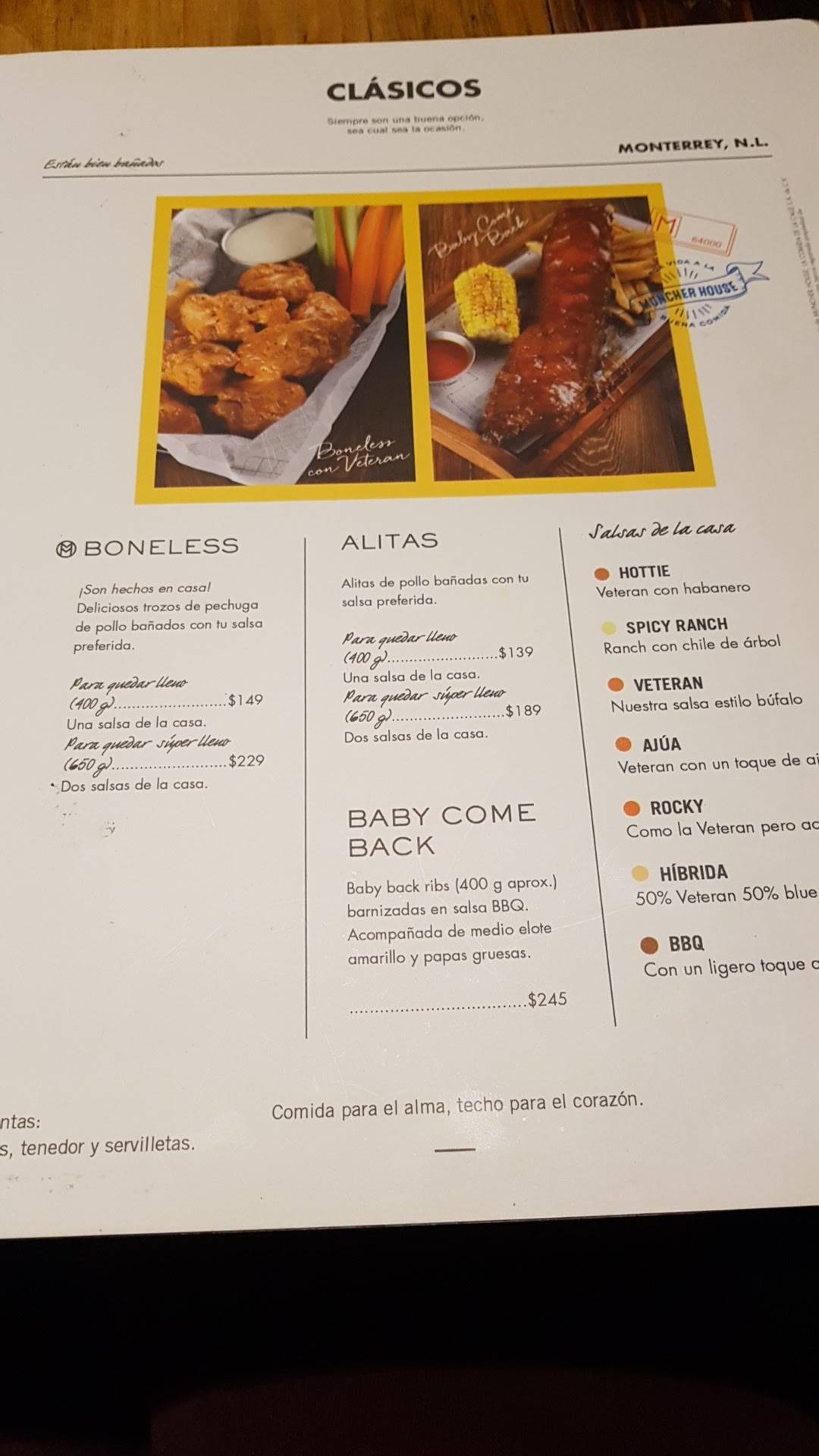 Carta del restaurante Muncher House Cumbres, Monterrey, Centro ...