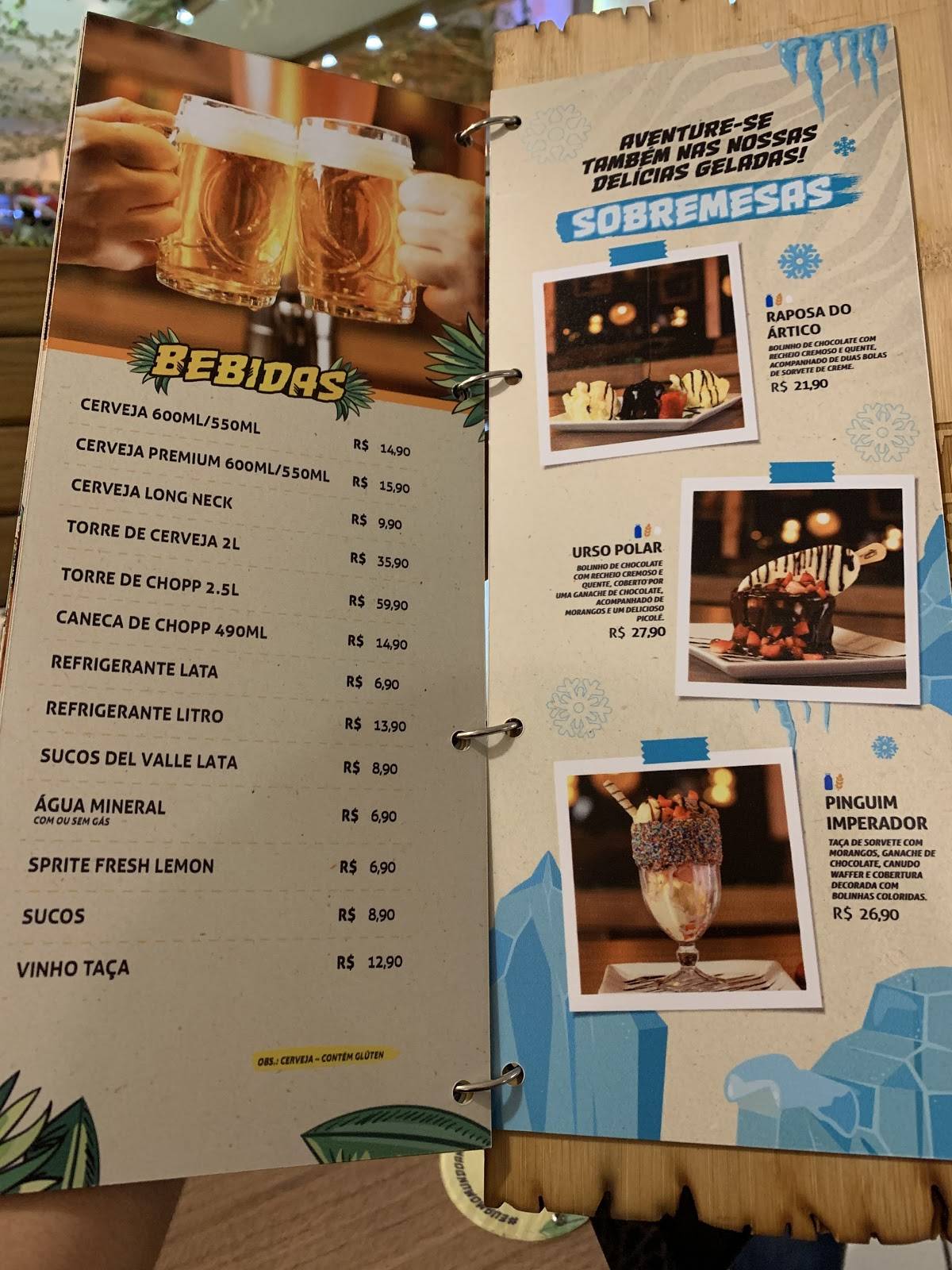 Menu em Mundo Animal Lanchonete Temática Interlagos - Comidas e Bebidas ...