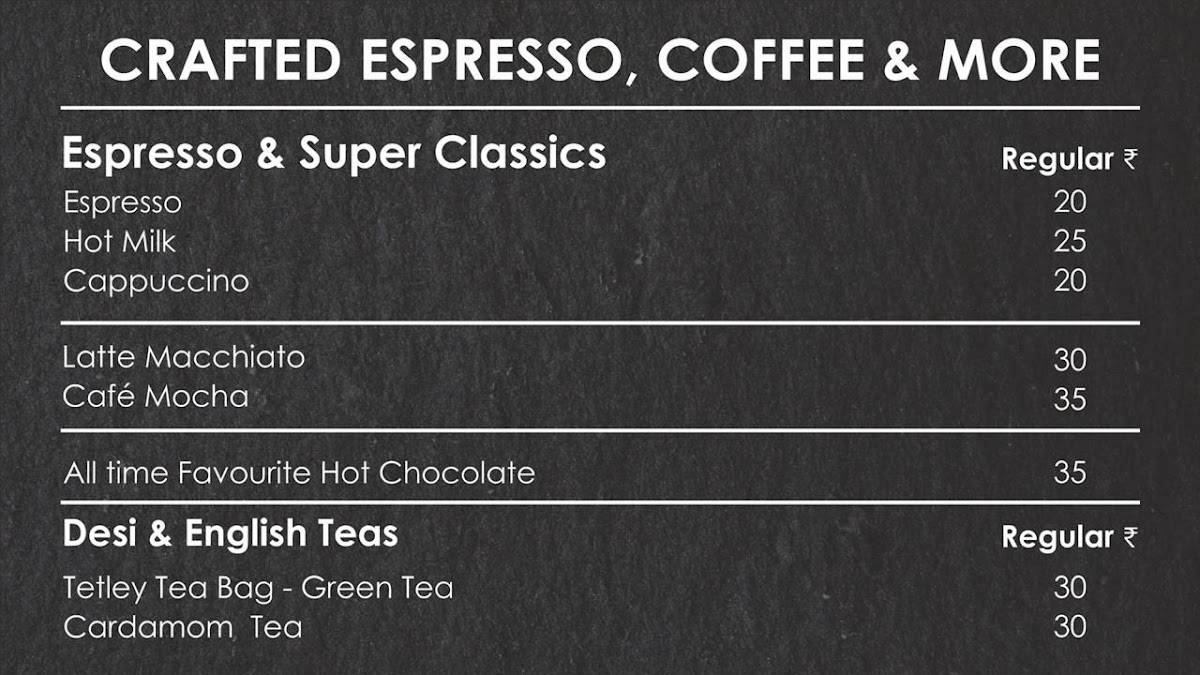 Menu at NESCAFE AND MAGGI POINT, New Delhi