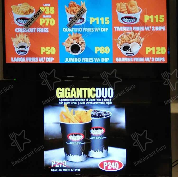 Menu at NYFD Premiere, Quezon City, Cinema Area