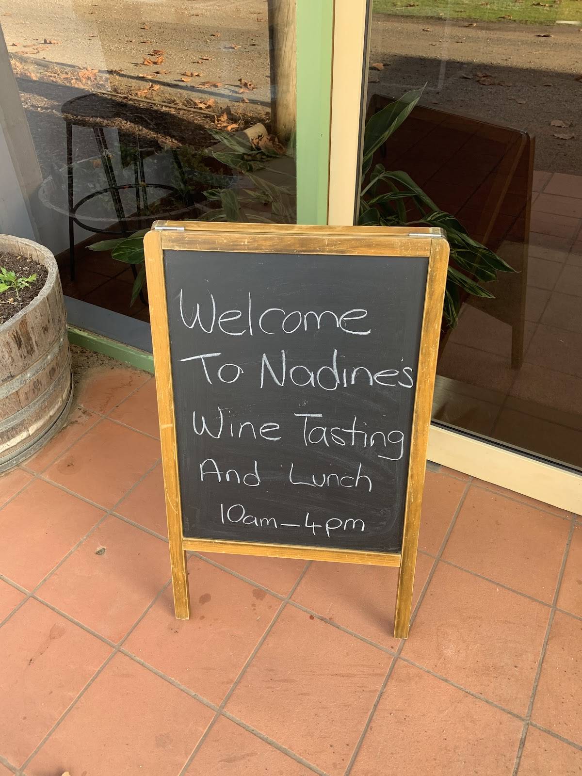 Menu at Nadine's @ Piper's Brook restaurant, Pipers Brook