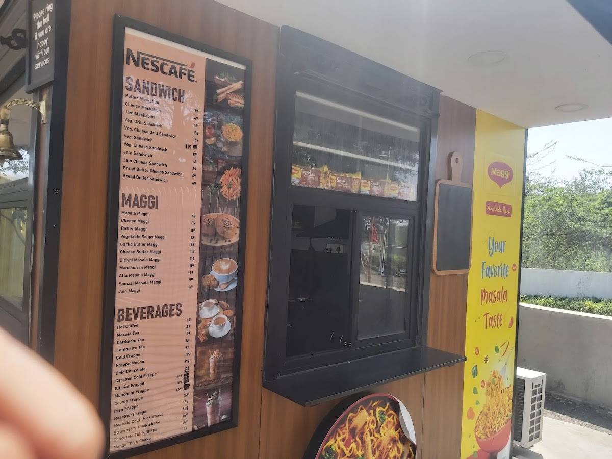 Menu at Nescafe, India, BPCL BOUNDARIE SERVICE STATION CAMPUS RAJKOT ...