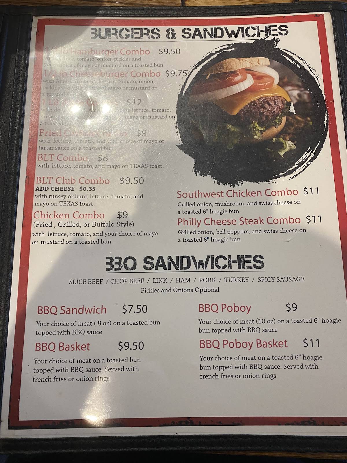 Menu at Splendora Cafe & BBQ, New Caney, Speed St