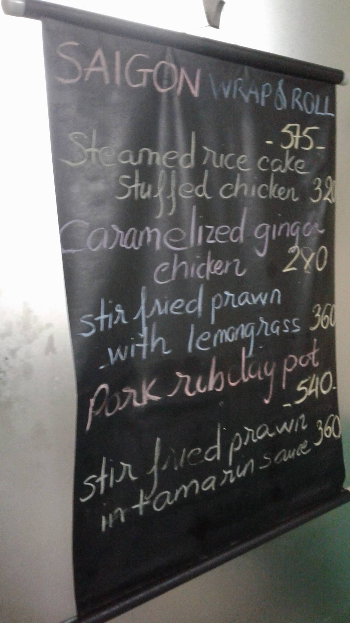 Menu at Little Saigon, New Delhi, E-16