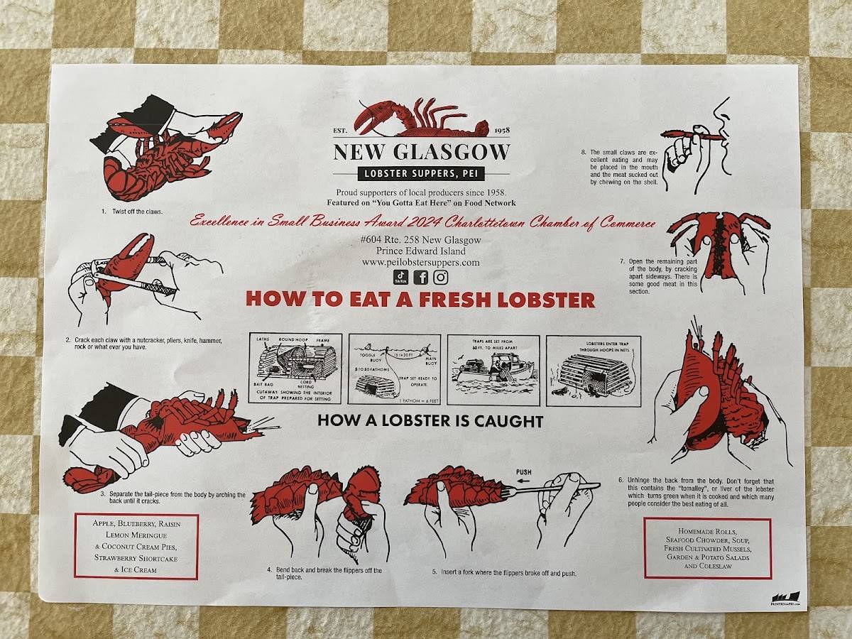 New Glasgow Lobster Restaurant – New Glasgow Lobster Menu – BPJN
