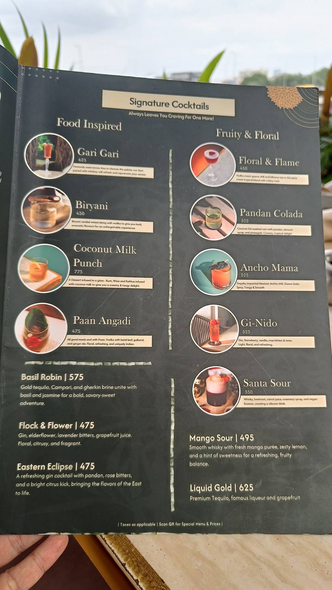 Menu at Nido - Craft Kitchen & Bar, Bengaluru