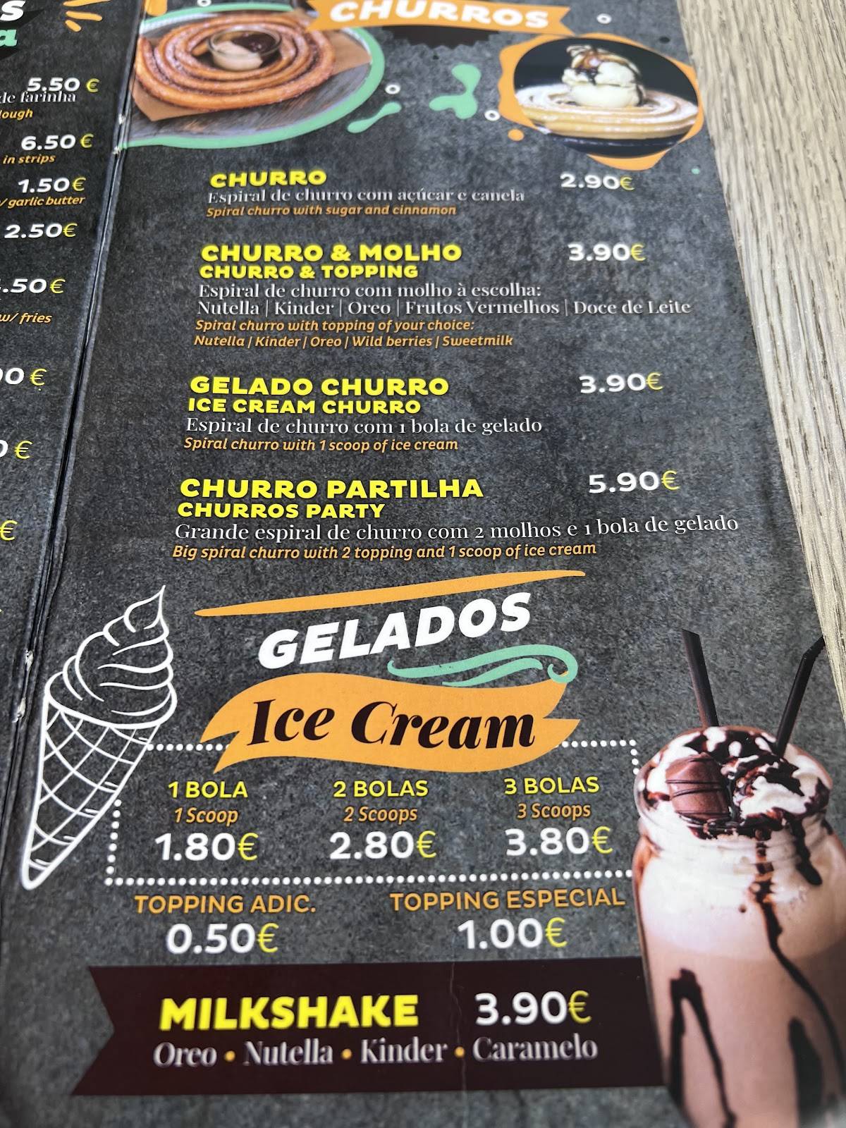 Menu at O Giro Jardim restaurant, Funchal