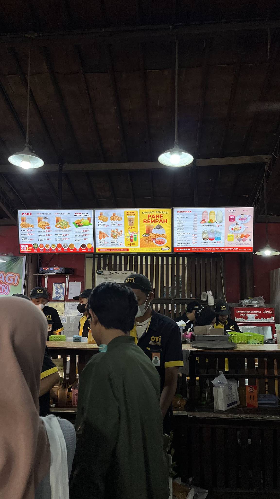 Menu at OTI Fried Chicken Bulusan restaurant, Semarang, Jl. Timoho Raya ...