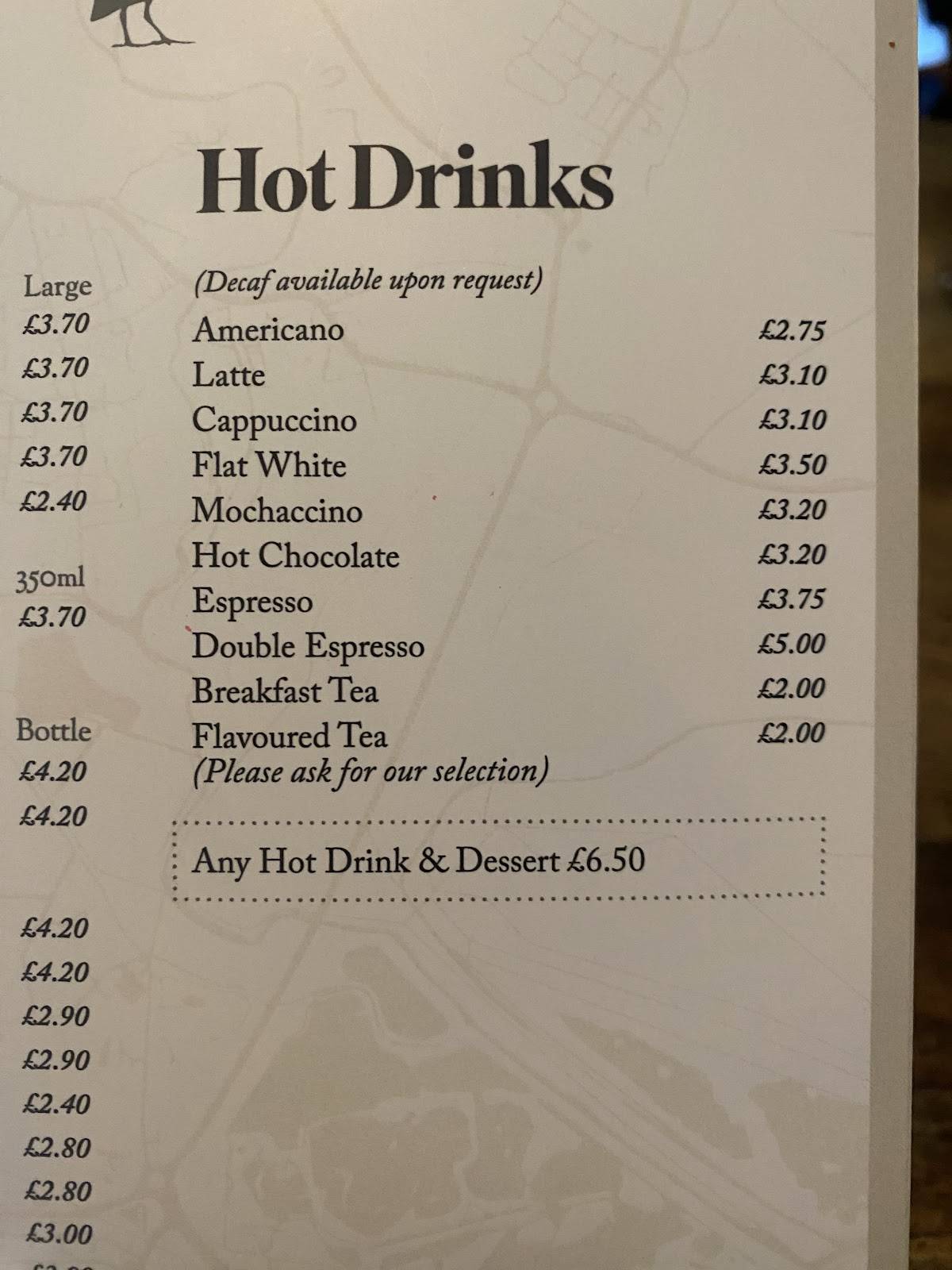 Menu at Old Moor Tavern pub & bar, Barnsley