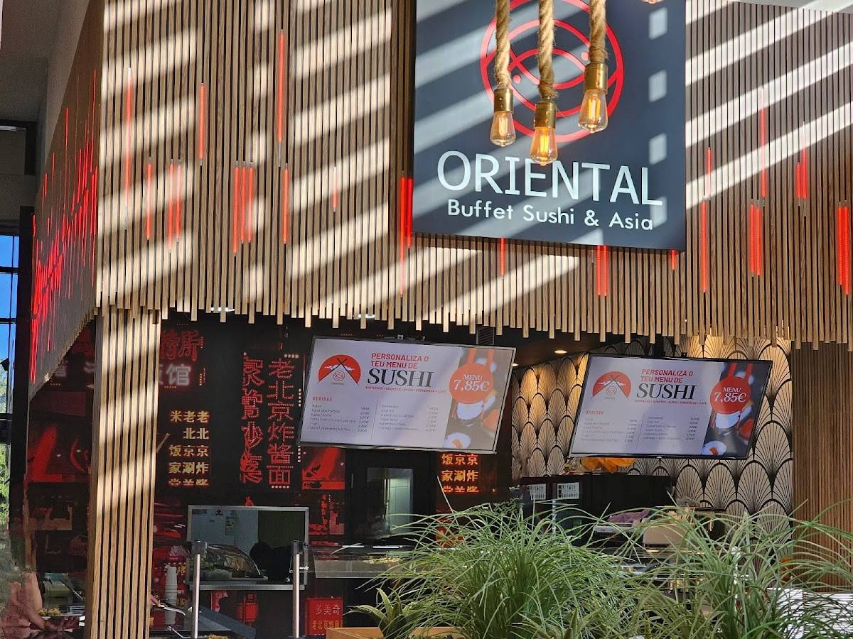 Menu at Oriental buffet sushi & asia restaurant, Buarcos