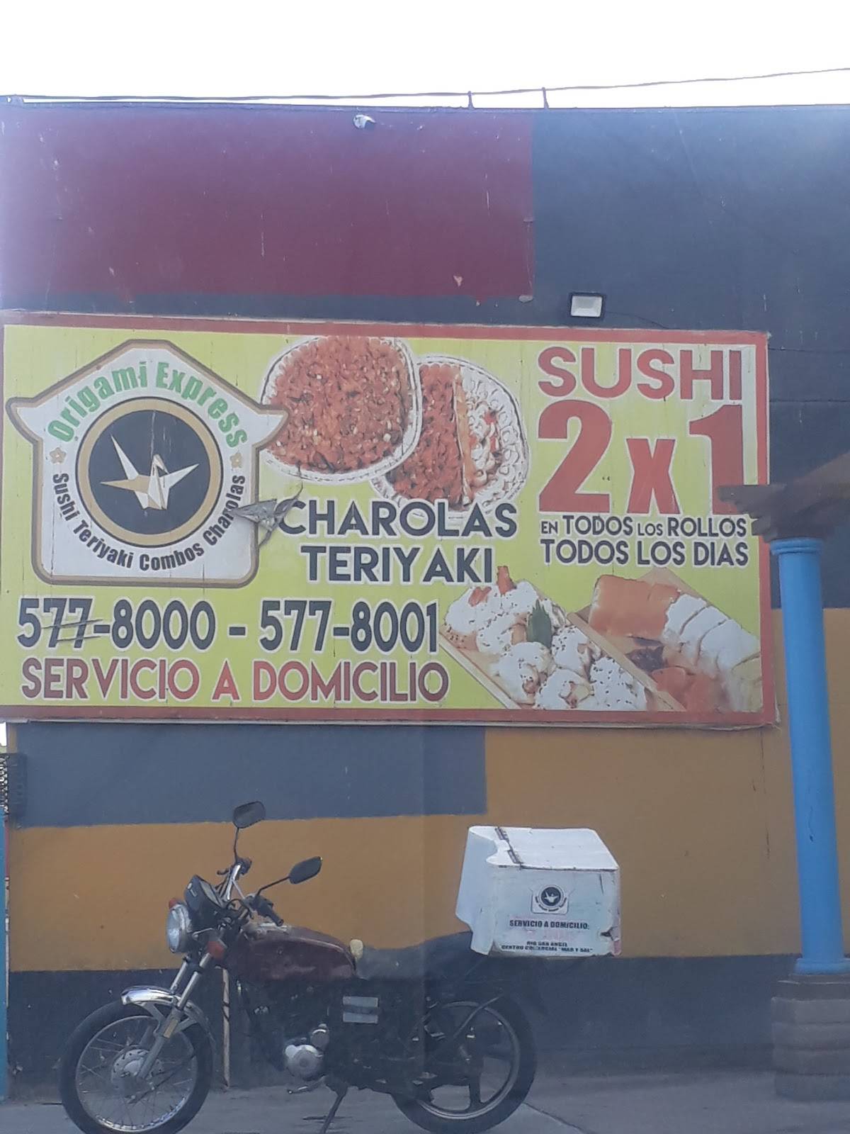 Carta del restaurante Origami Express - Valle del Puebla, Mexicali