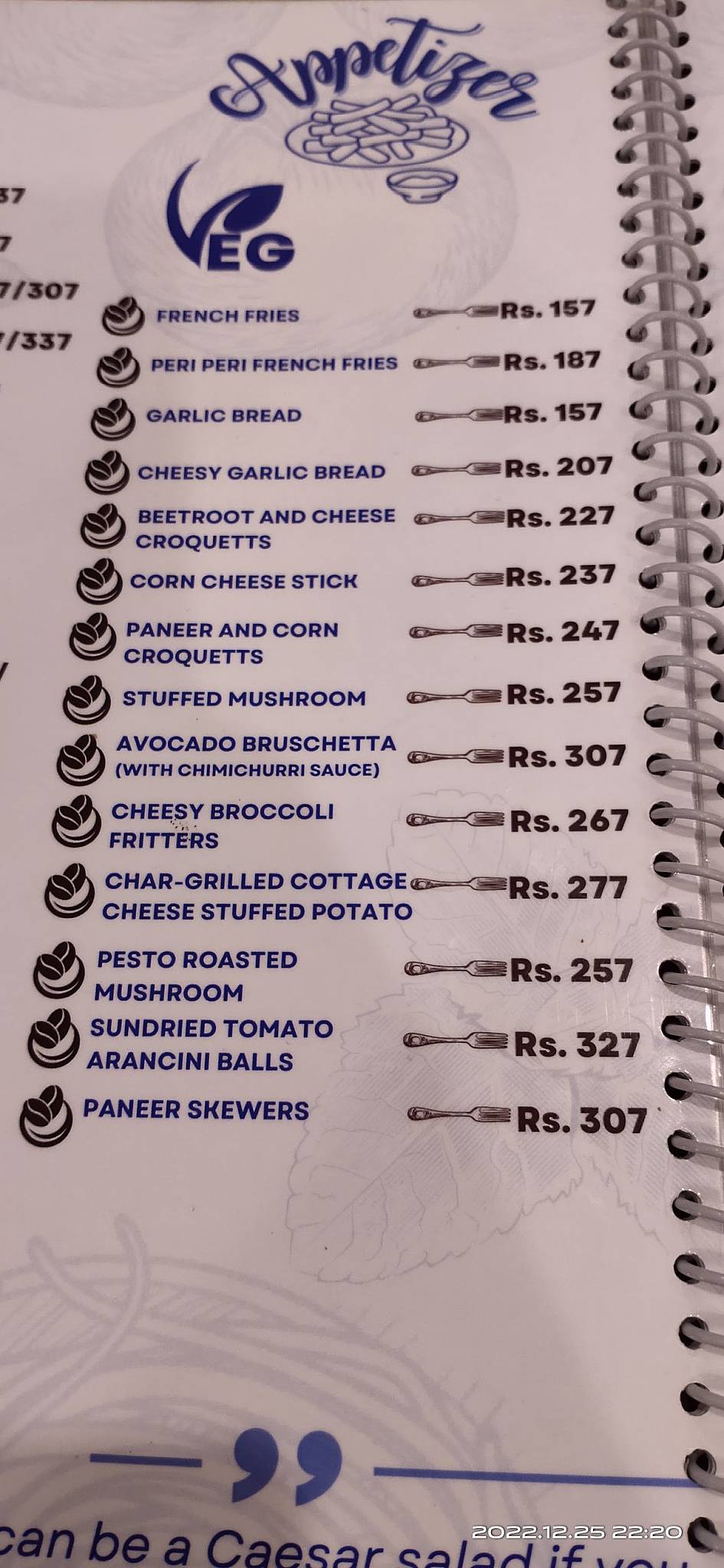 Menu at Out n Beyond Cafe & Bistro, Kolkata