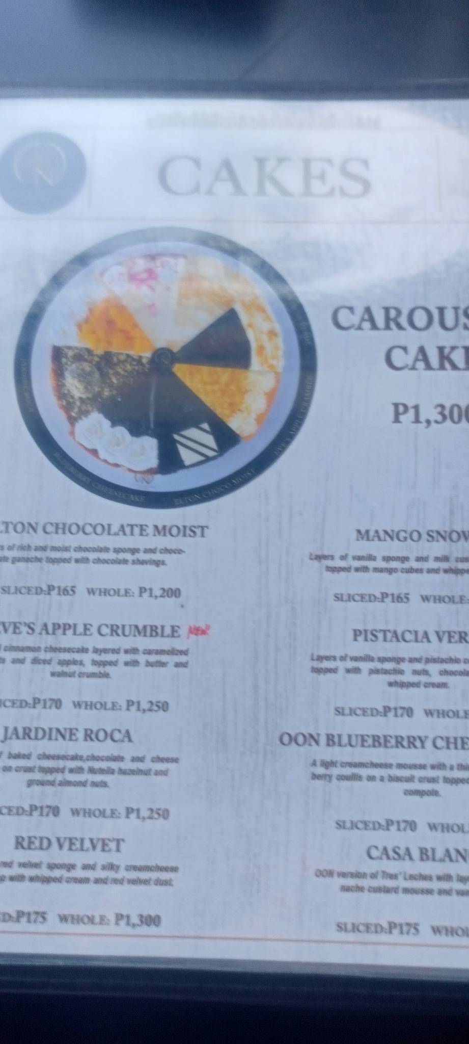 Menu at Out of Nowhere Kitchen Pagadian restaurant, Pagadian City