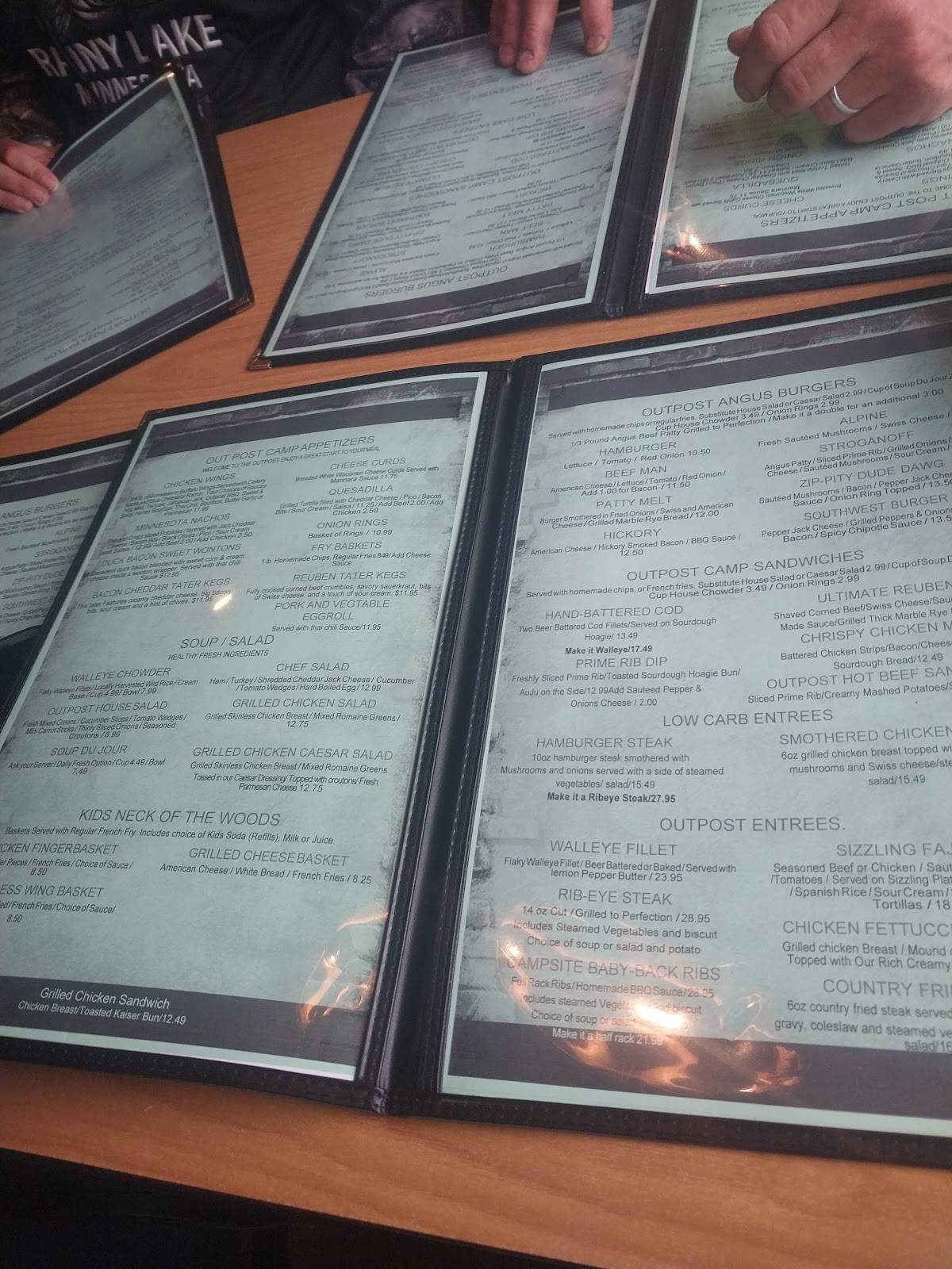 Menu at Outpost Bar & Grill, Deer River