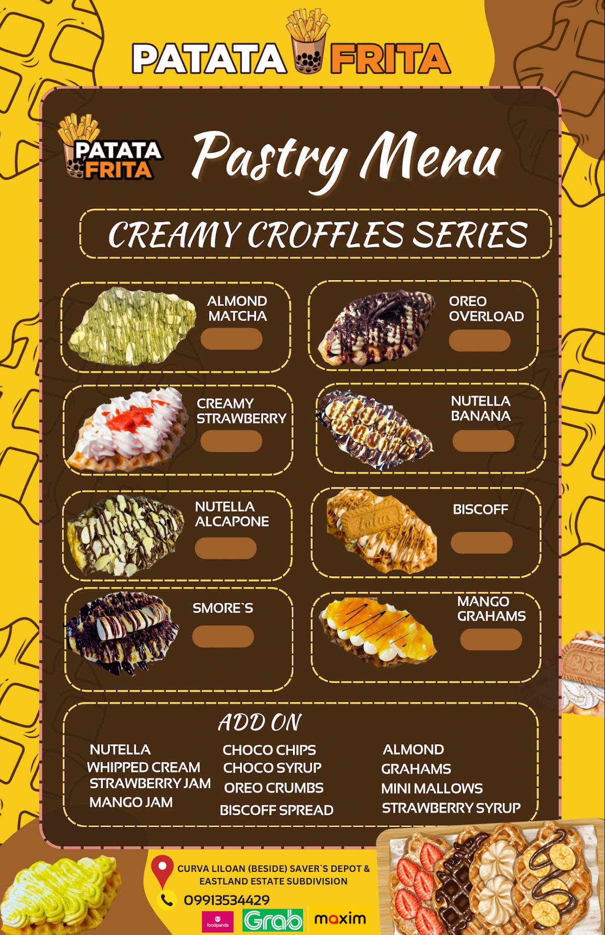 Carta del café PATATA FRITA, Liloan