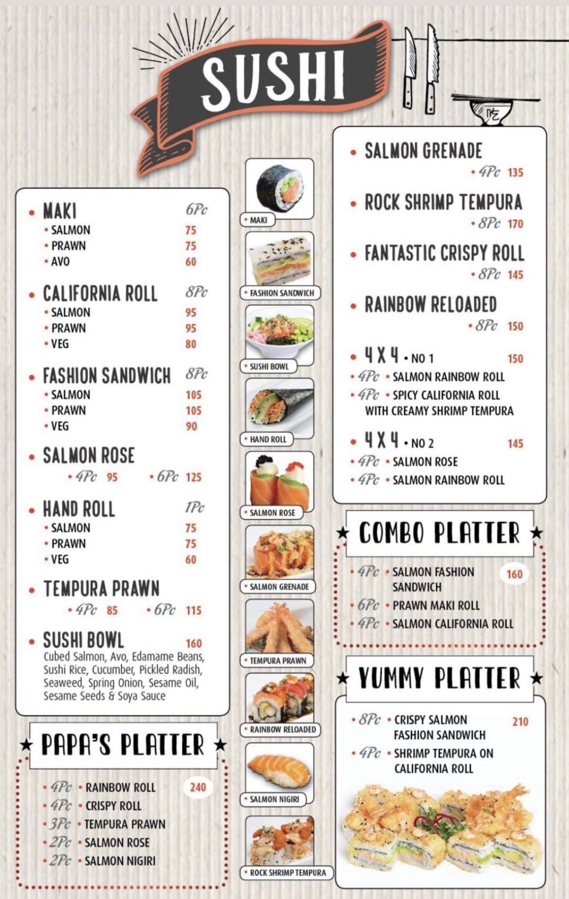 Menu at Papachinos Clearwater restaurant, Roodepoort, Villa Varosi Cnr ...