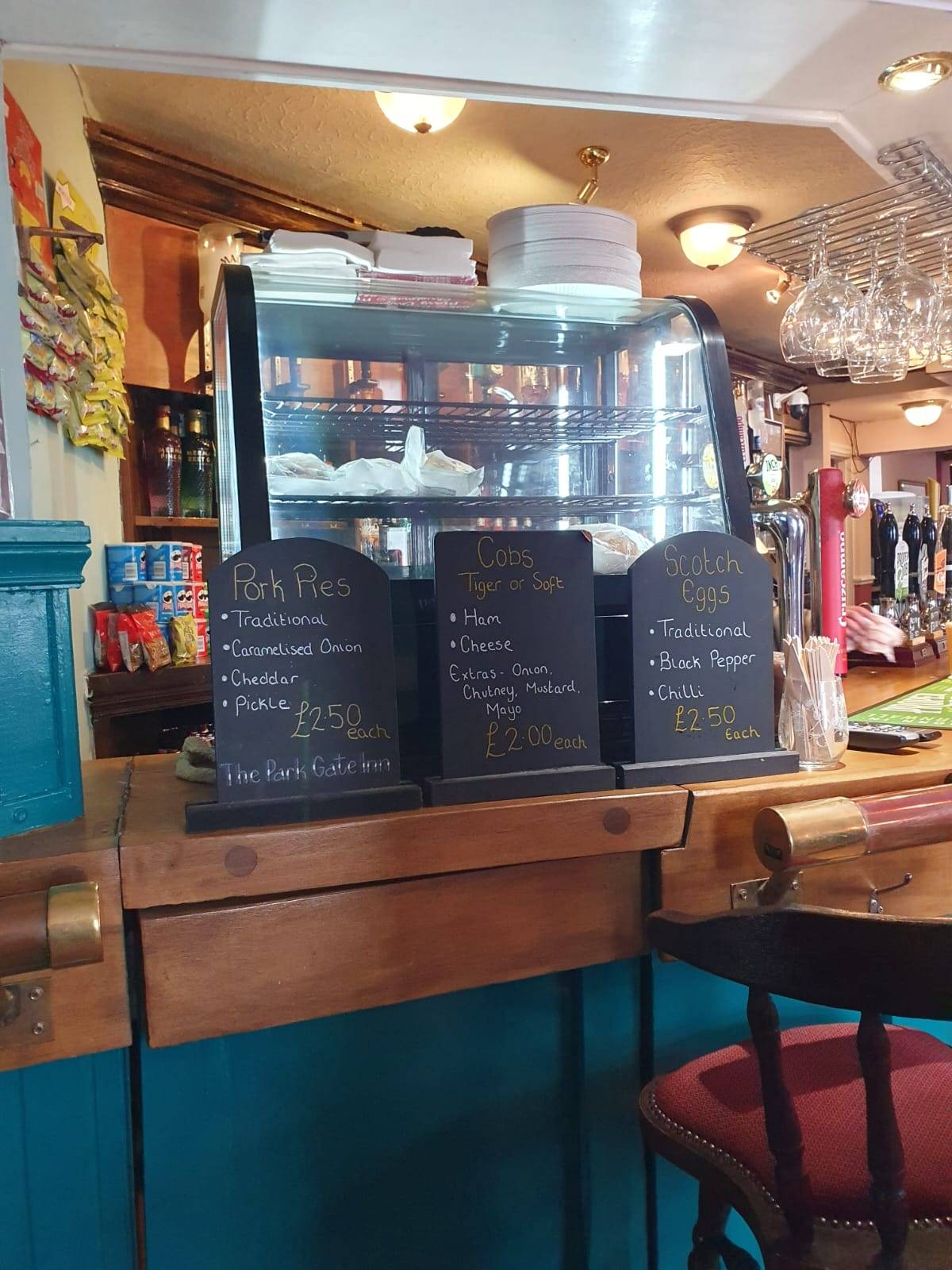 Menu at Park Gate Inn pub & bar, Rugeley