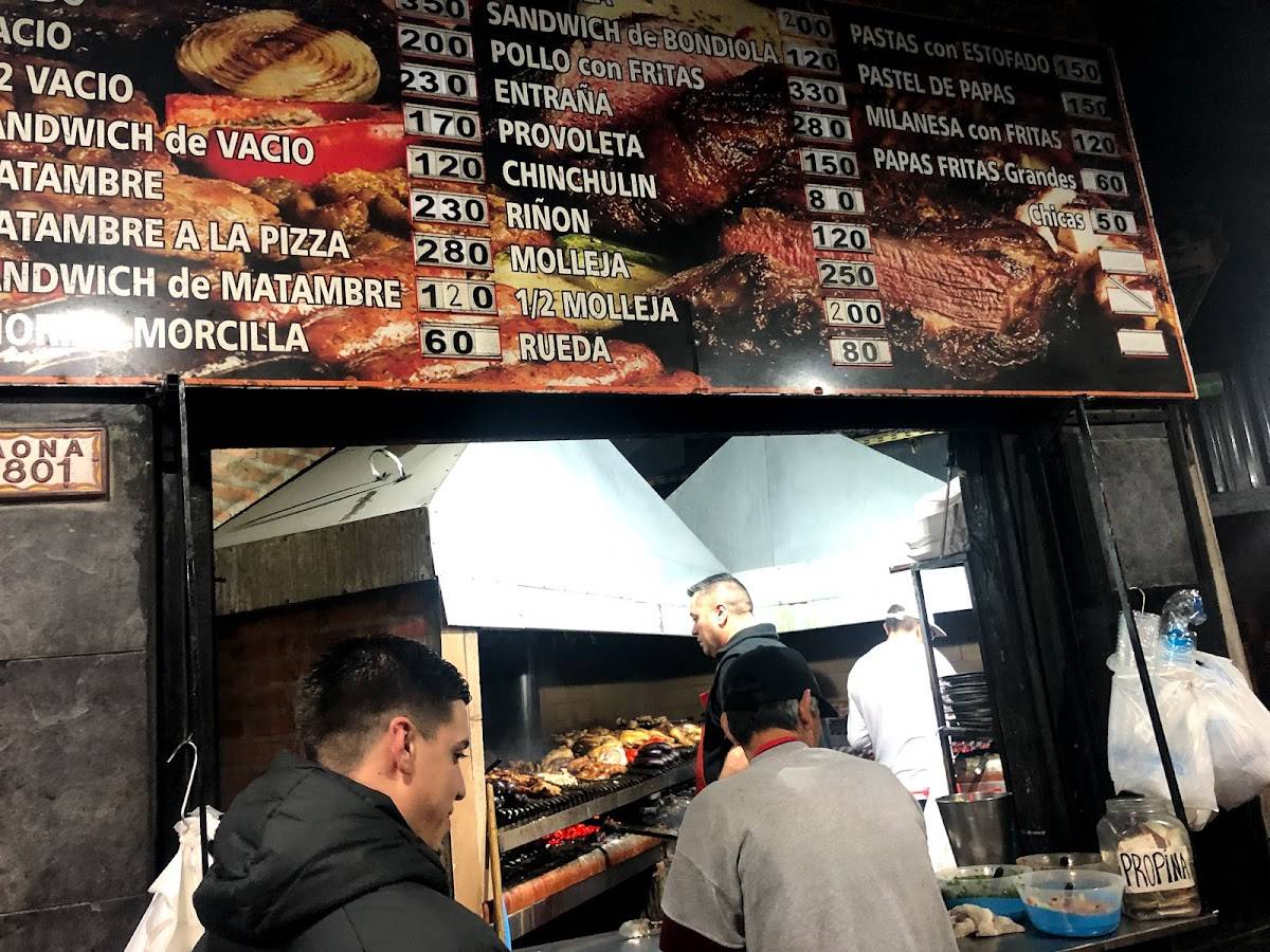 Carta de Parrilla La Nelly, Ciudadela