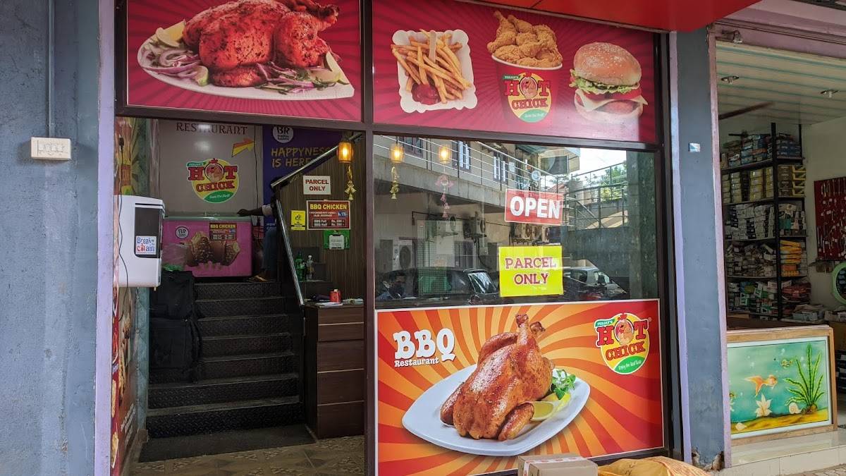 Menu at Peejay's Hot Chick, Pala