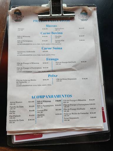 Menu em Pier Cozinha & Bar, Iguape