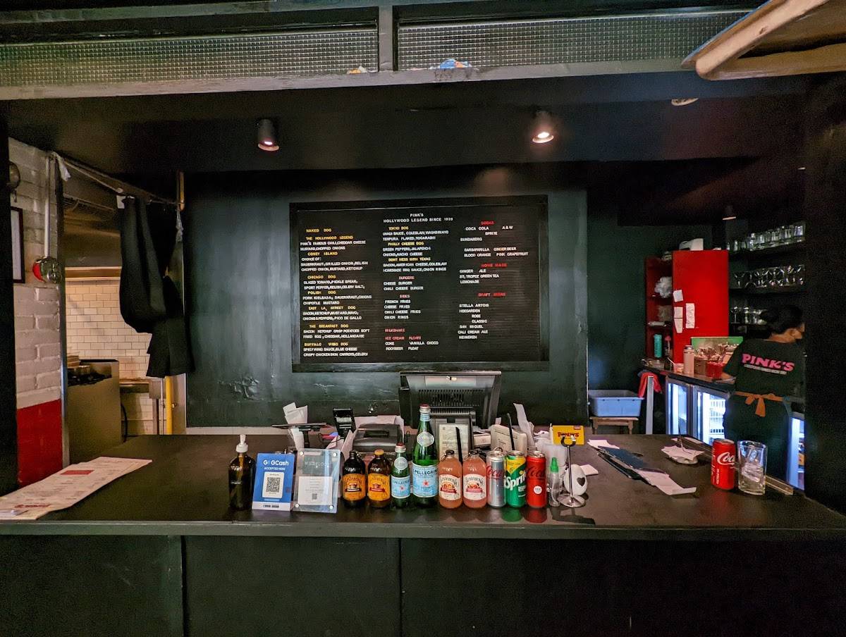Menu at Pink's Hot Dogs BGC pub & bar, Taguig, G/F