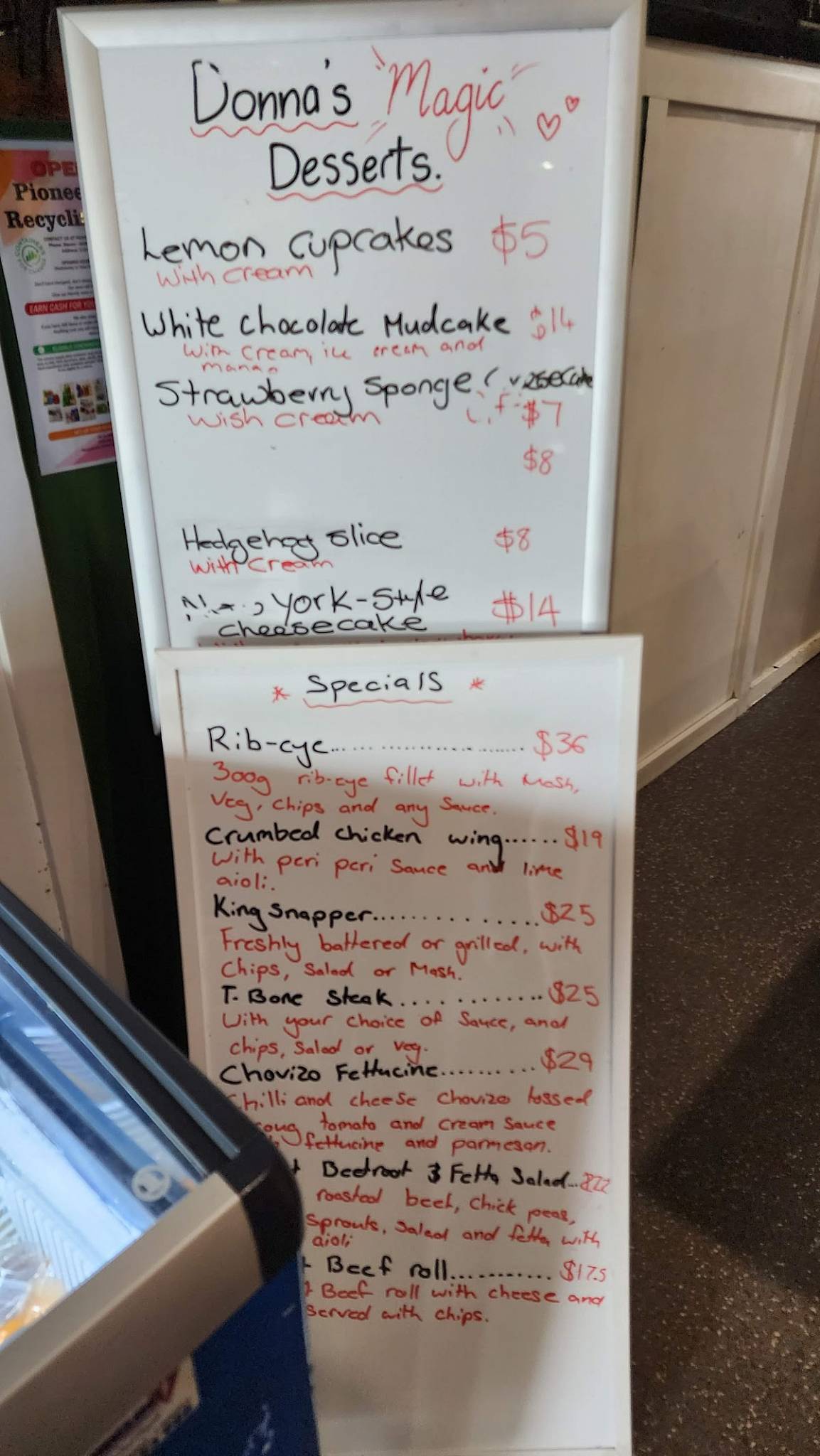 Menu at Pinnacle Family Hotel pub & bar, Pinnacle