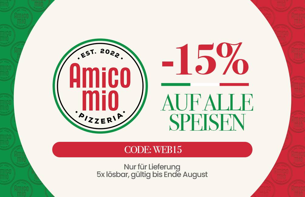 Speisekarte von Pizzeria Amico mio, Oldenburg