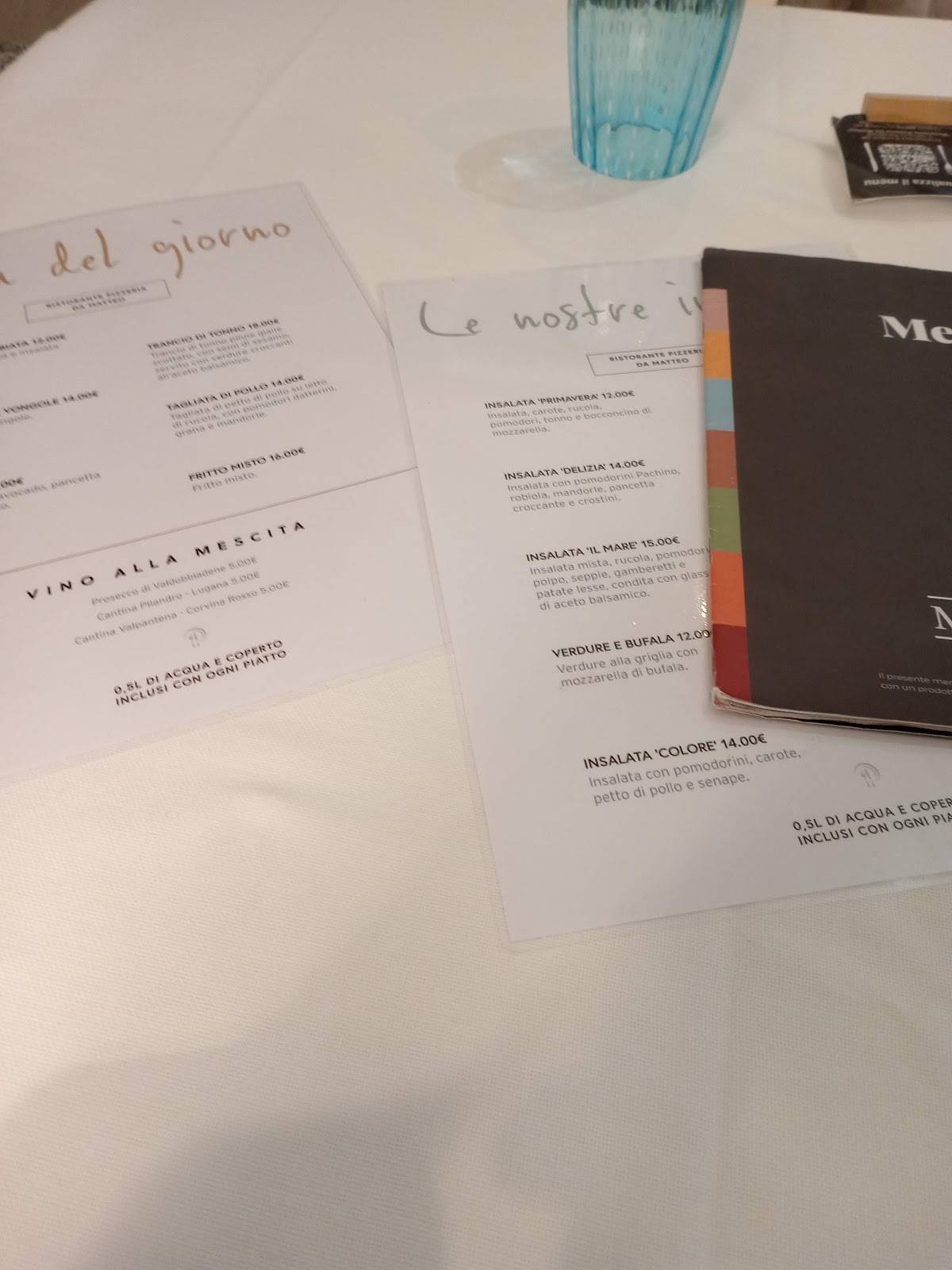 Menu da Pizzeria Maniva da Matteo Srl, Brescia