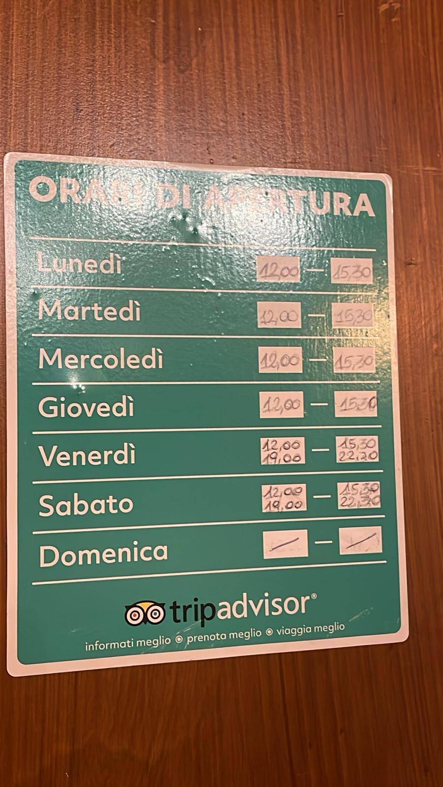 Menu at Rione XIV Bistrot pizzeria, Rome